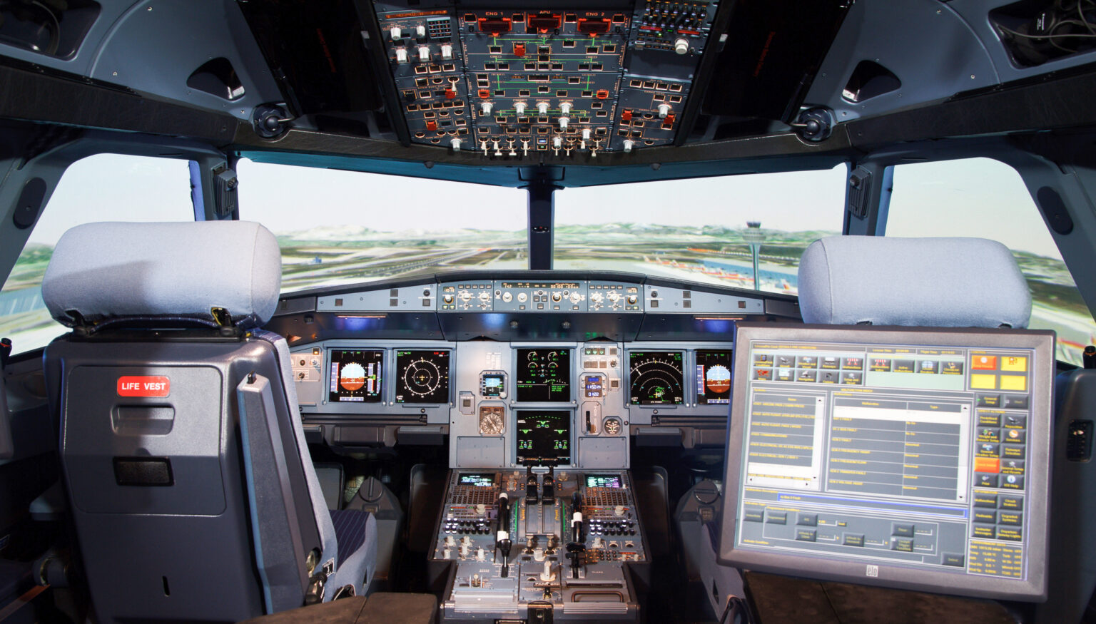 Flight Simulator in Madrid – A320 Training | Global Training Aviation ...